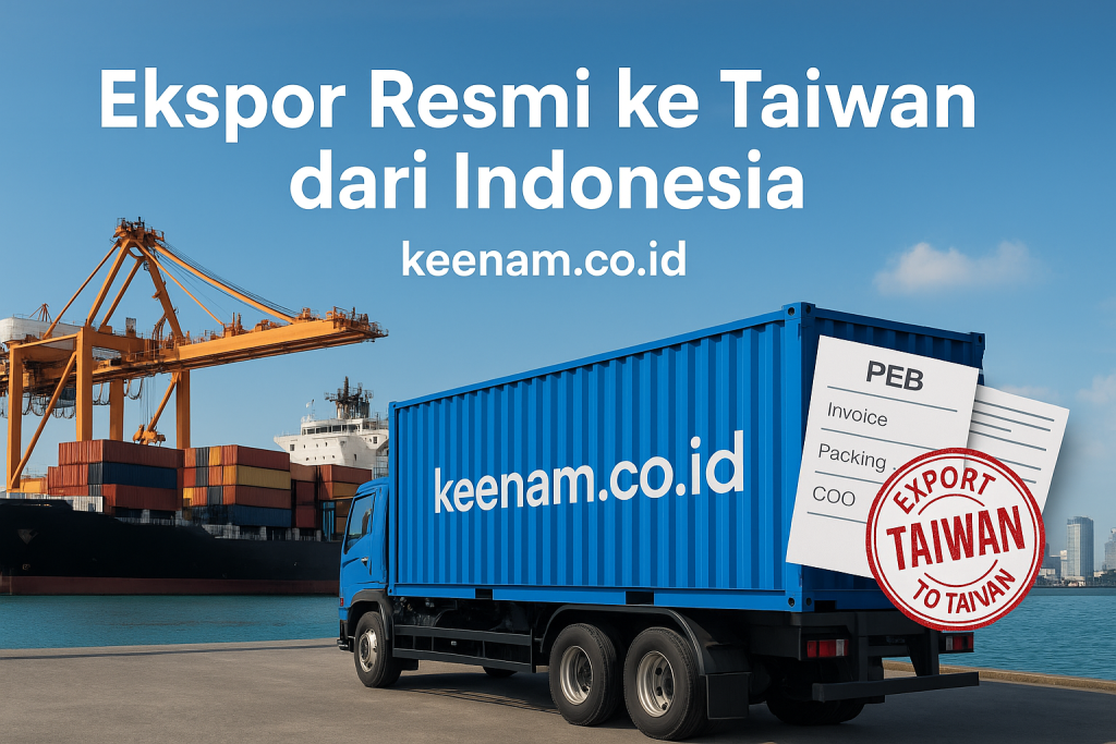Ekspor Resmi ke Taiwan dari Indonesia