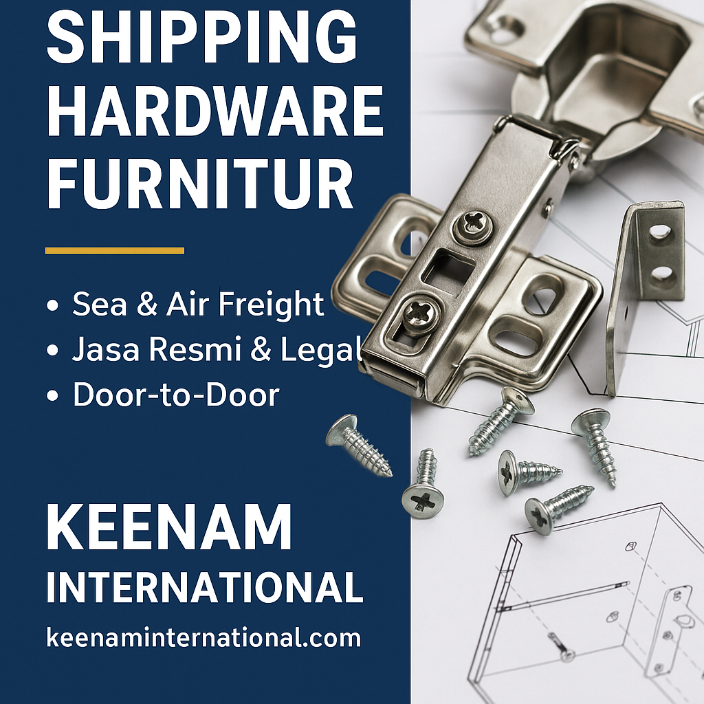 Shipping Hardware Furnitur Resmi & Legal - Ekspor Impor Indonesia