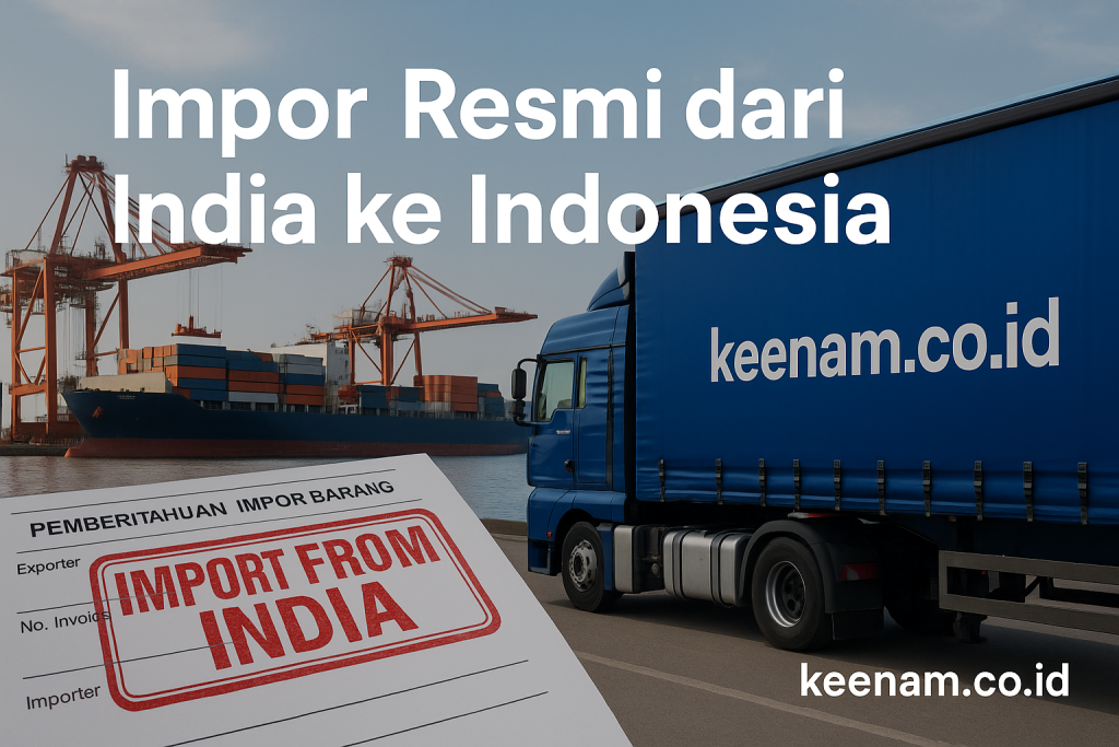Impor Resmi dari India ke Indonesia