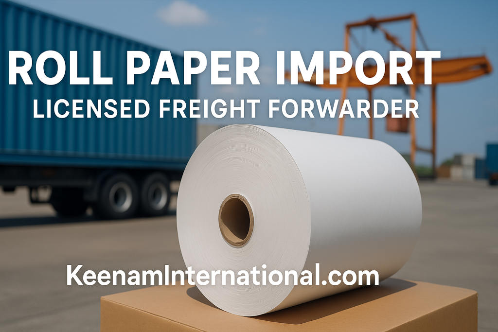 Jasa Impor Roll Kertas Indonesia – Freight Forwarder Jakarta