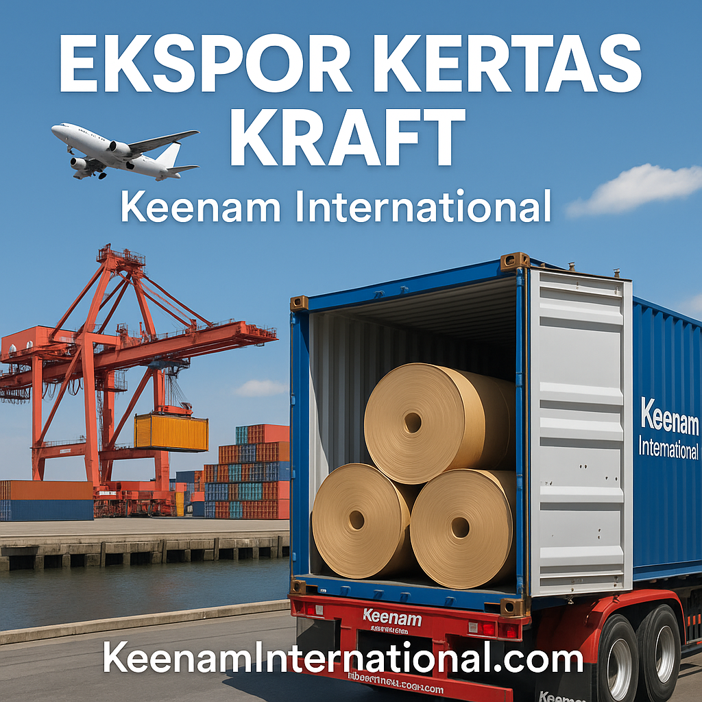 Ekspor Kertas Kraft Roll ke Amerika